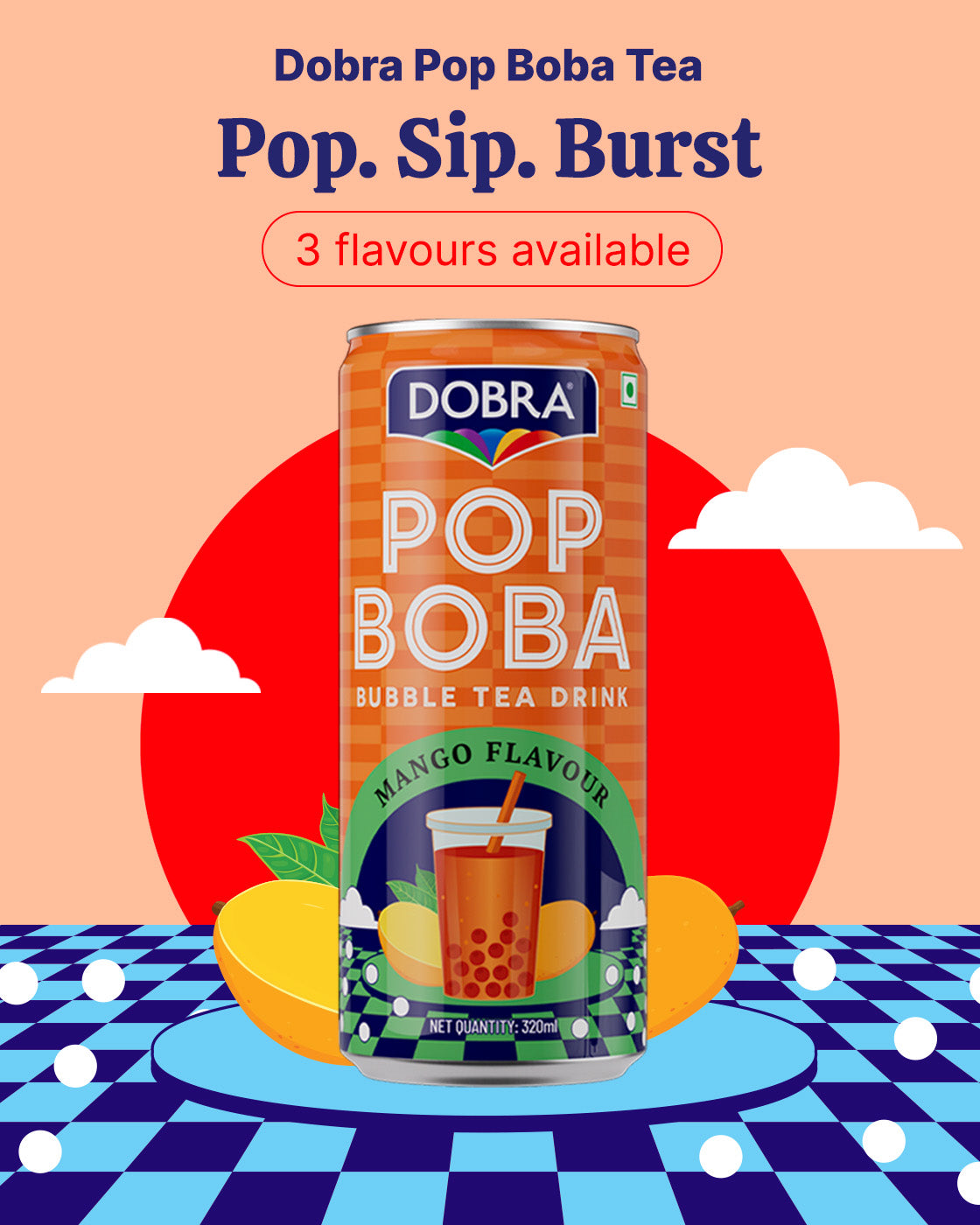 Popping Boba Tea Online | Bubble Iced Tea Collections | Dobra India